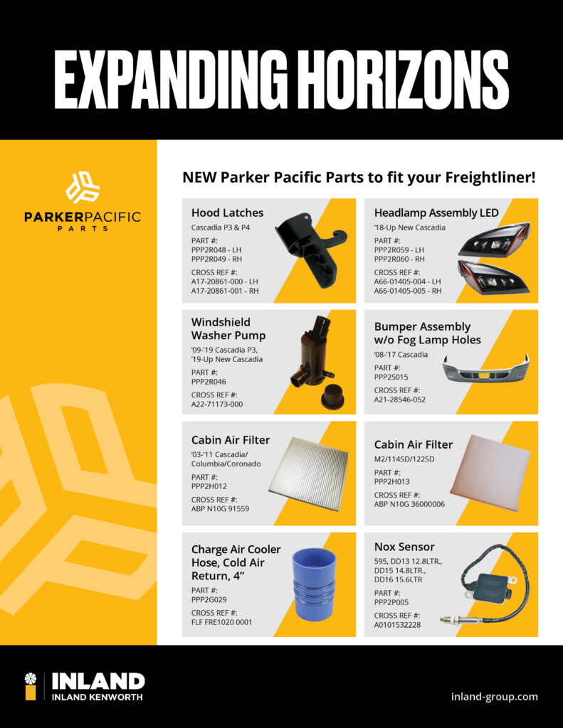 Parker Pacific Parts for Your Freightliner! • Inland